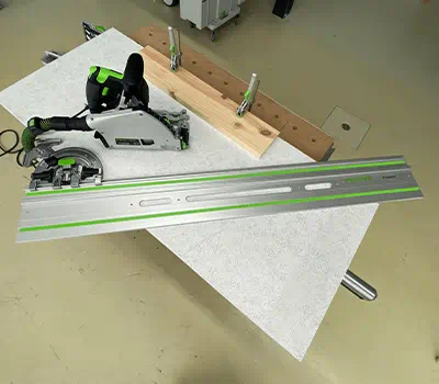 Guide to Cutting Worktop Surfaces to Size with Precision - Festool