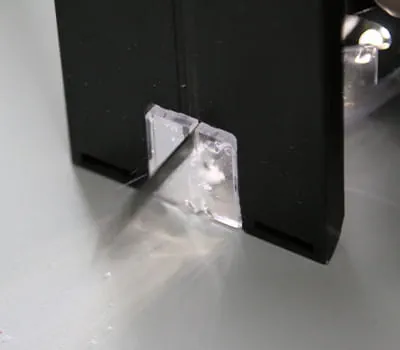 Fitting the infill panel perfectly with the jigsaw