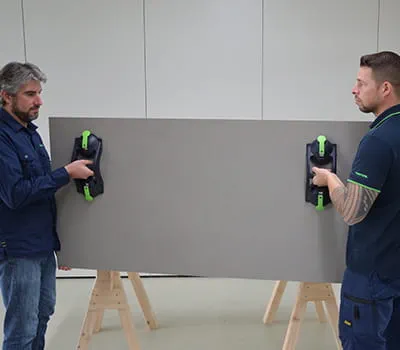 Cutting large tiles » Instructions for large-format tiles