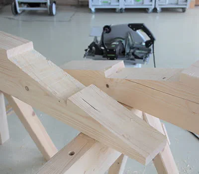 Making longitudinal joints for beams » Longitudinal joints for wooden beams