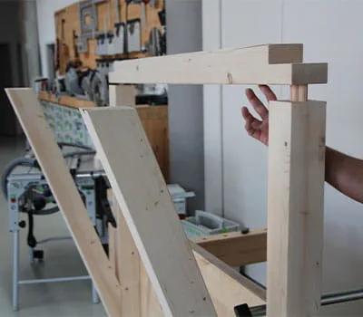 Building a canopy yourself » Guide to building a wooden canopy yourself