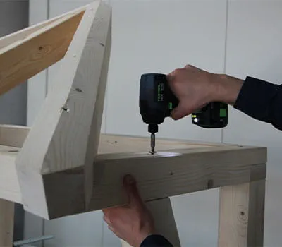 Building a canopy yourself » Guide to building a wooden canopy yourself